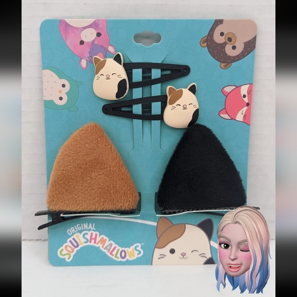 Squishmallows | Accessories | Nip Squishmallow Cam The Cat Hair Clips | Poshmark